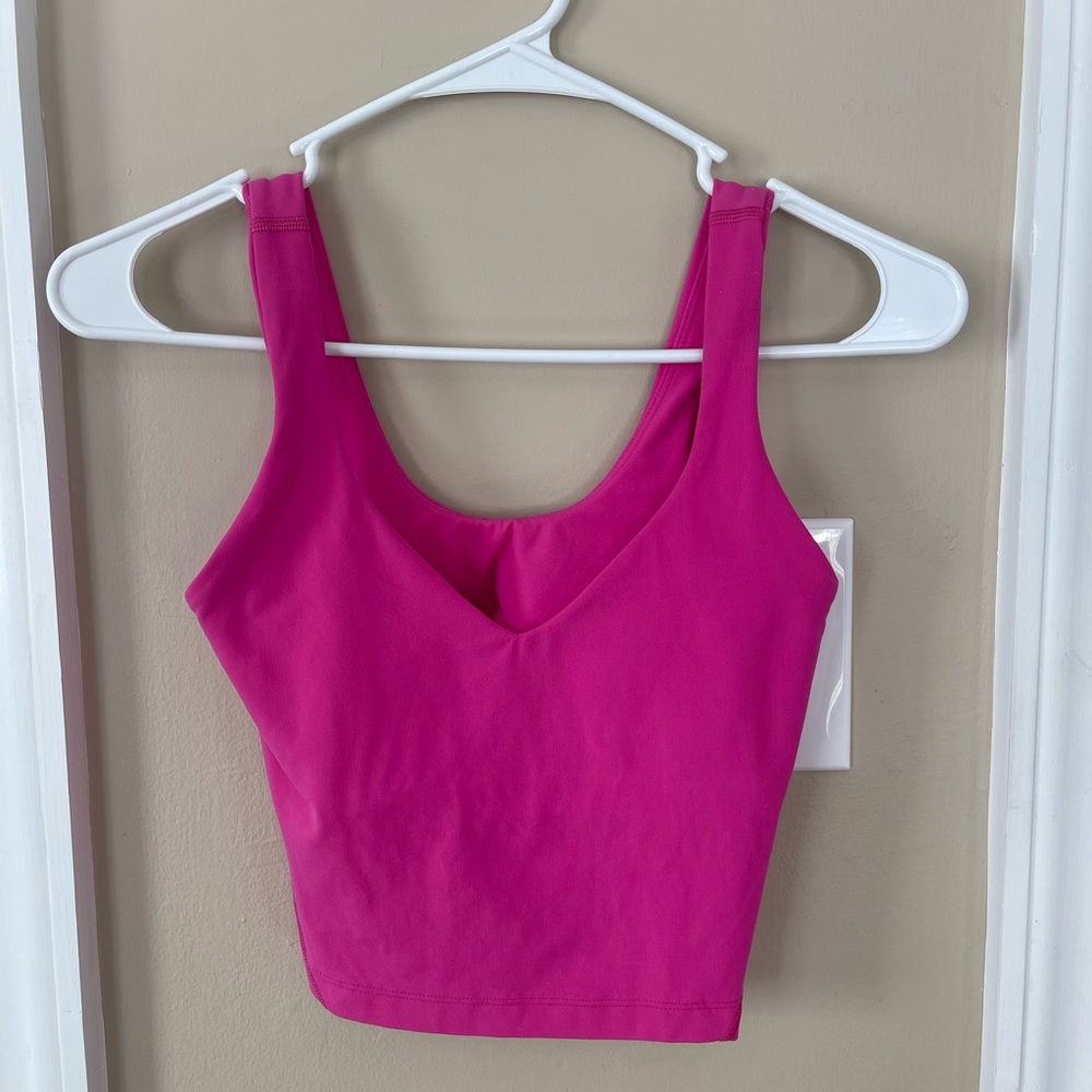 Lululemon Align Tank Sonic Pink Sz 2 - Gem